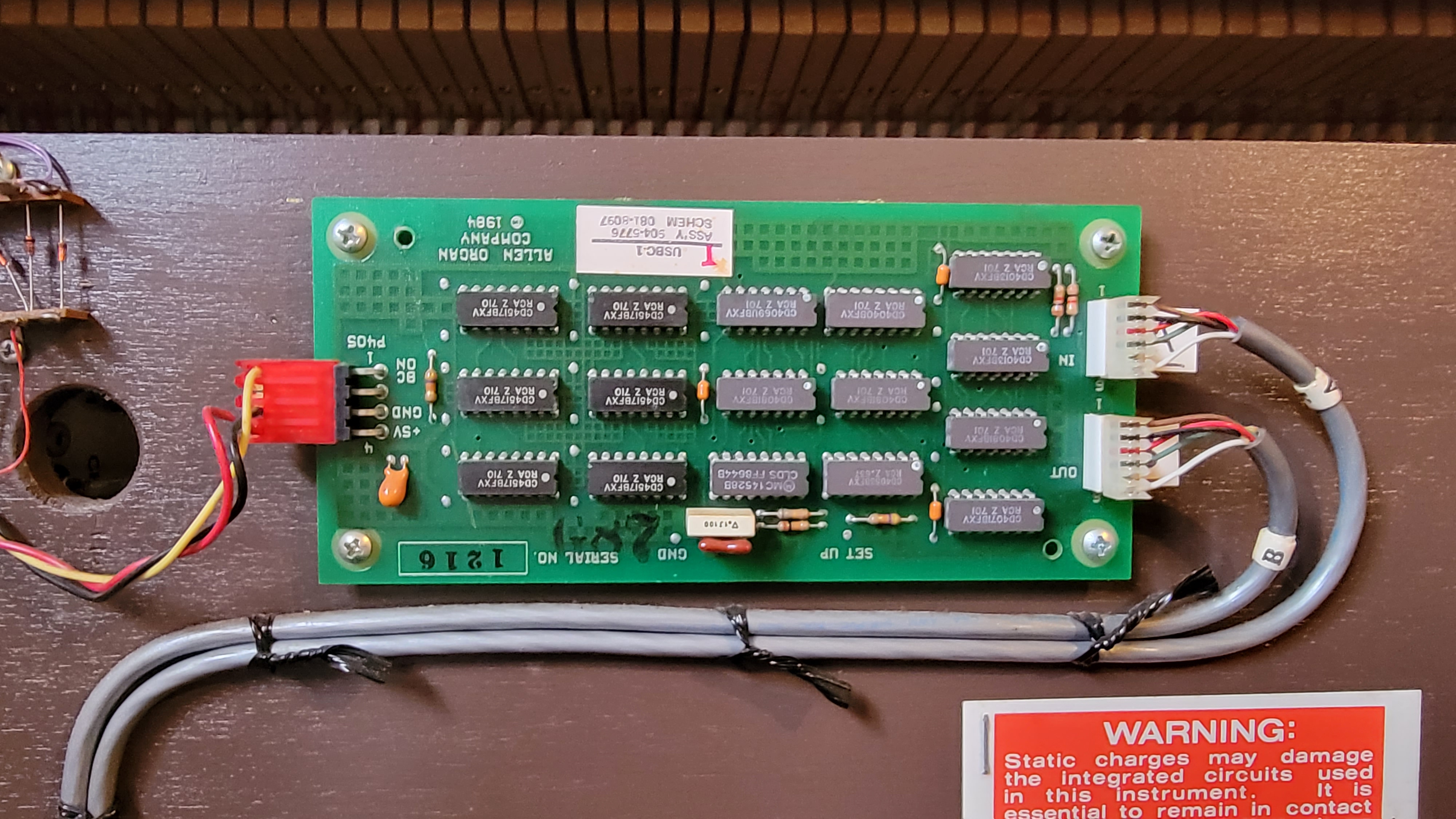 Allen ADC MIDI Board (& Tone Cards) - The Organ Forum